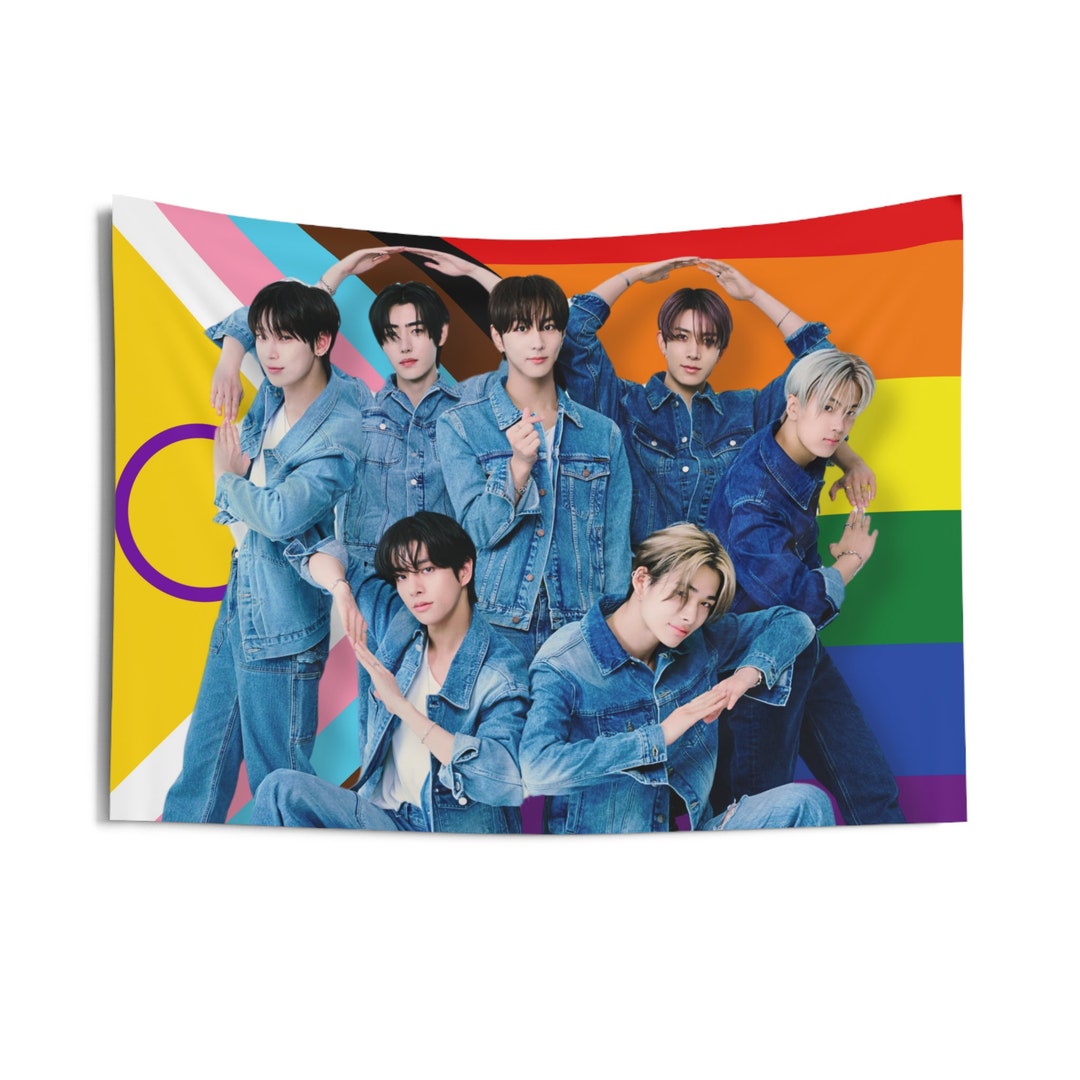 Enhypen Cute Group Photo Pride Flag Enhypen Members Kpop - Etsy UK