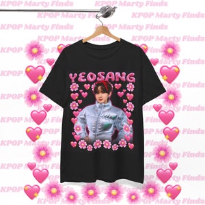 Ateez Yeosang Emoji Shirt, Ateez Tour 2024 Cute Y2k Bootleg Merch Shirt ...