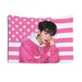 Zb1 Matthew Pink America Flag, Zerobaseone Members Kpop Flag, Zb1 Boys ...