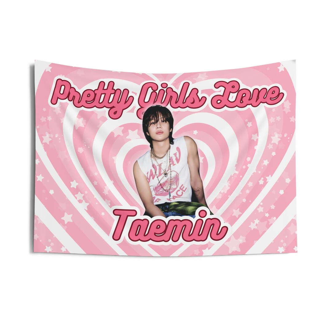 Shinee Taemin Pretty Girls Concert Banner, Taemin Tour Kpop Flag ...