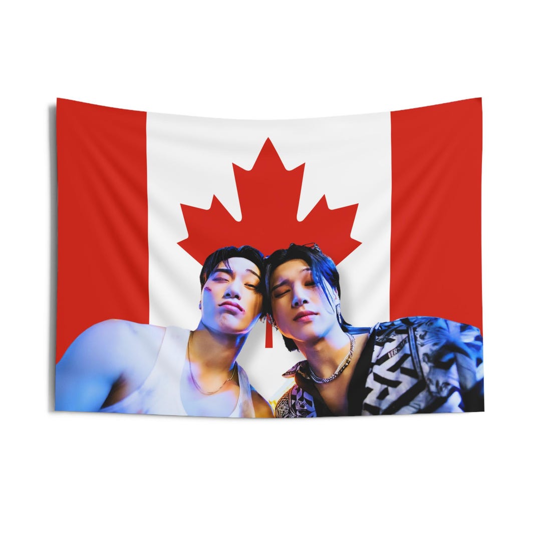 Ateez San Wooyoung Outlaw Canada Flag, Ateez Woosan Kpop Flag, Ateez ...