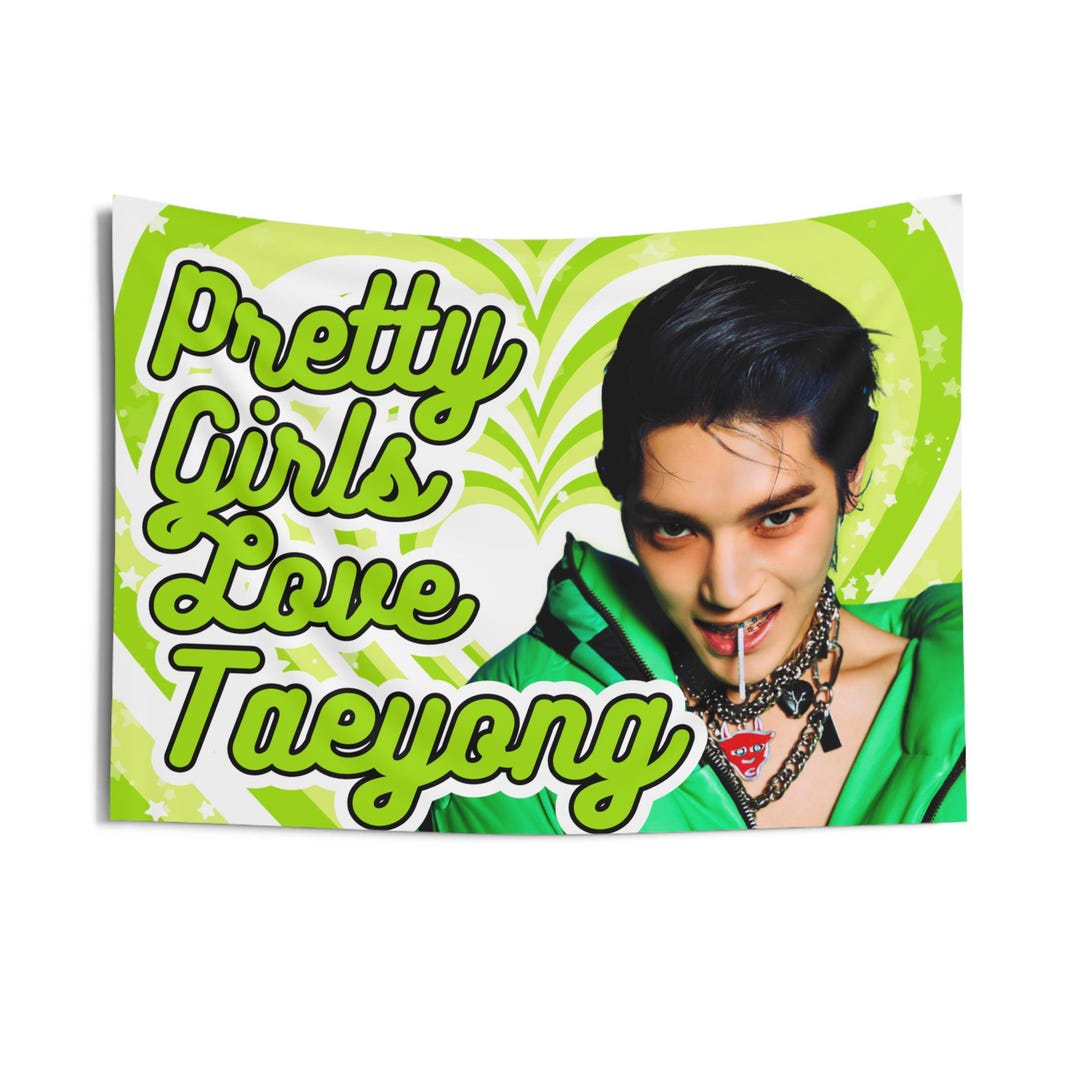 Nct 127 Taeyong Pretty Girls Concert Banner, Nct 127 Tour 2025 Kpop ...