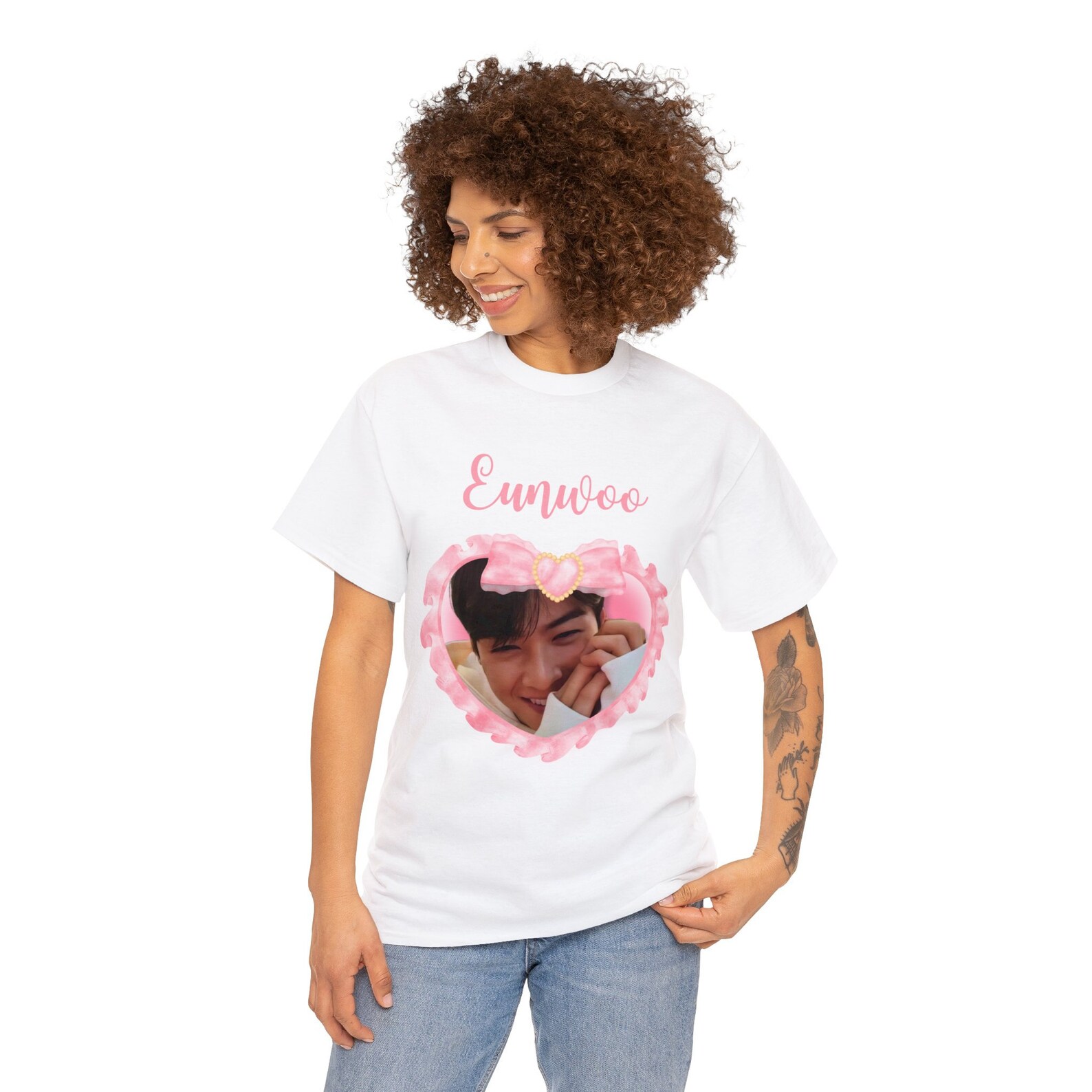 ASTRO Cha Eunwoo Coquette Bow Kpop Shirt, Cha Eun Woo Kdrama 2024 Merch ...