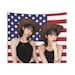 Le Sserafim Chaewon America Flag Banner, Le Sserafim Chaewon Cowboy Hat ...