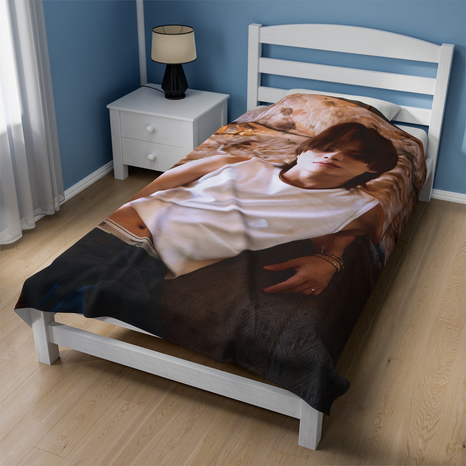 Shinee Taemin Metamorph Plush Blanket, Guilty Taemin Kpop Blanket, Lee ...