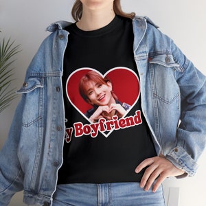 SVT Joshua I Love My Boyfriend Shirt, Custom Seventeen Joshua Heart ...