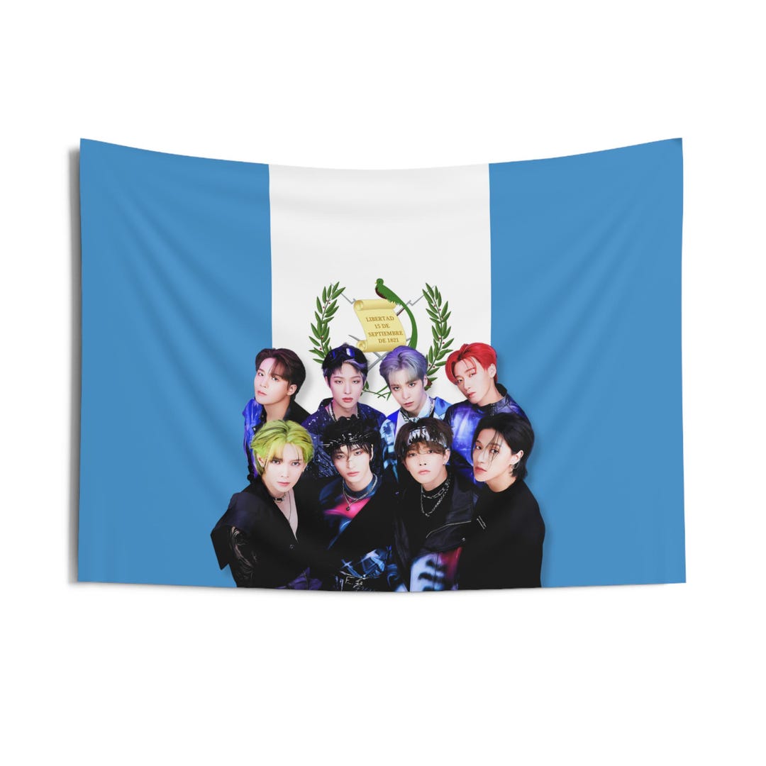 Ateez Members Crazy Form Guatemala Flag, Ateez Members Kpop American ...