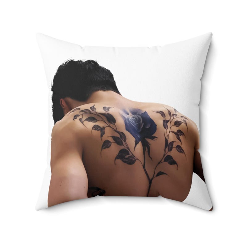 Zb1 Gunwook Shirtless Tattoo Spun Polyester Pillow: Zerobaseone Zerose ...