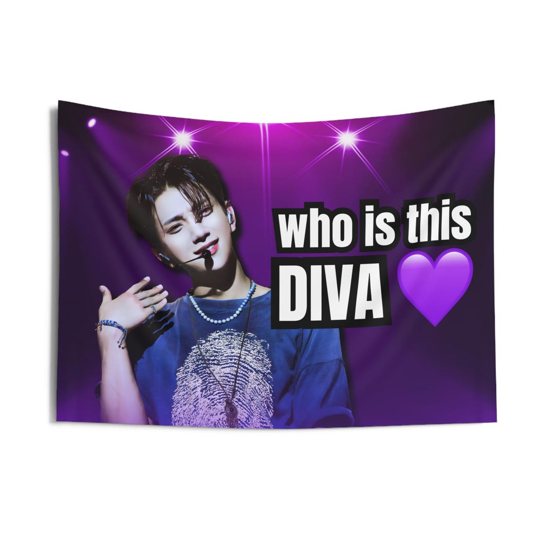 Svt Joshua Diva Concert Banner, Seventeen Members Kpop Flag, Svt Tour ...