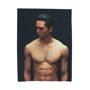 Song Kang Abs Blanket, Song Kang Kdrama Merch, Gift for Song Kang Fan ...