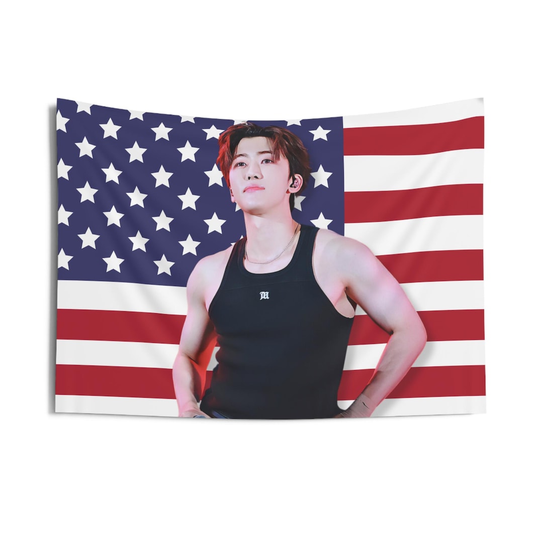 NCT Jaemin Flag Banner, Nct Jaemin Kpop American Flag Tapestry, Nct ...