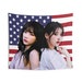 IU and Taeyon America Flag Banner, Iu Taeyon Kpop Flag, Iu Taeyon Kpop ...