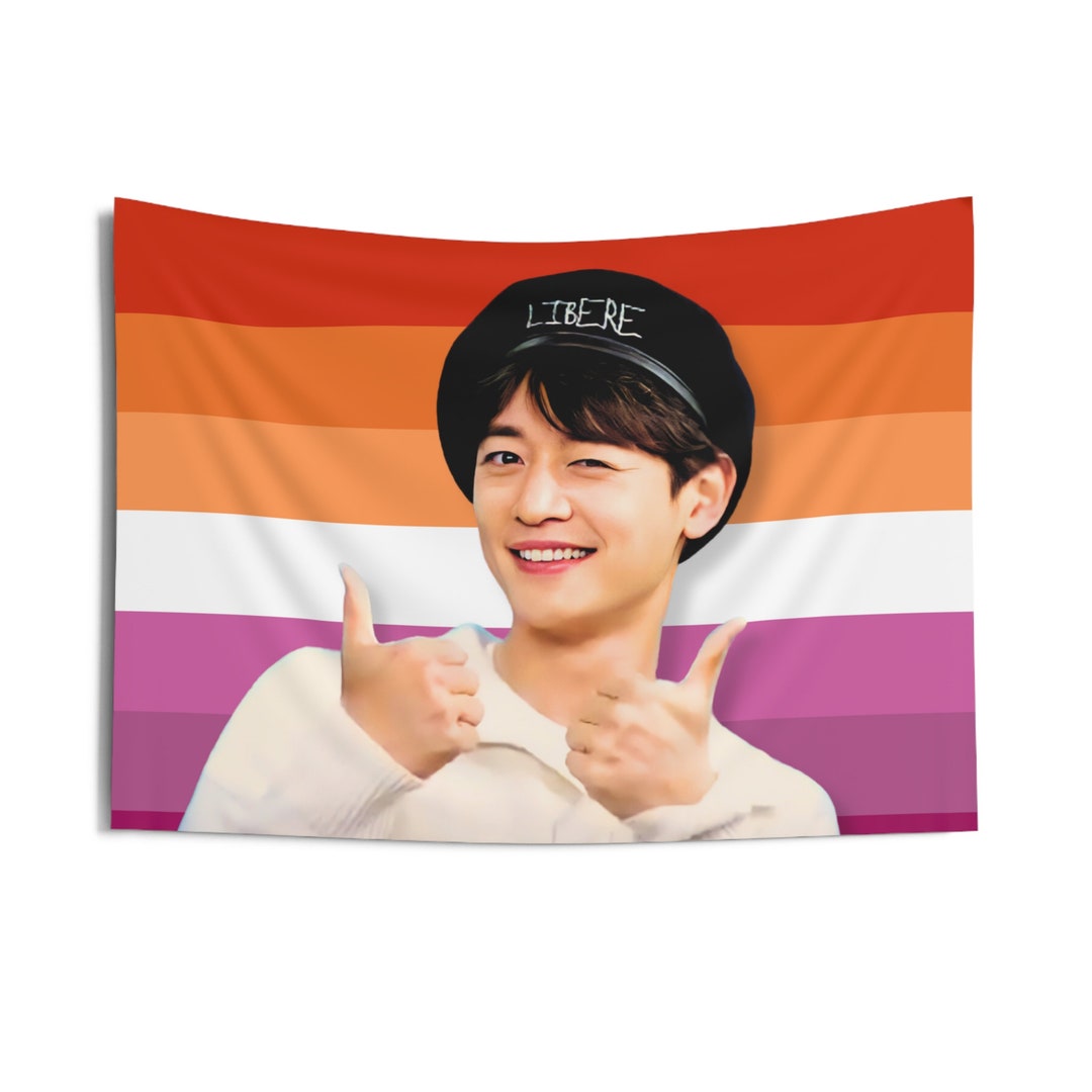 SHINEE Minho Lesbian Flag Banner, Shinee Members Kpop Flag, Kpop Shinee ...