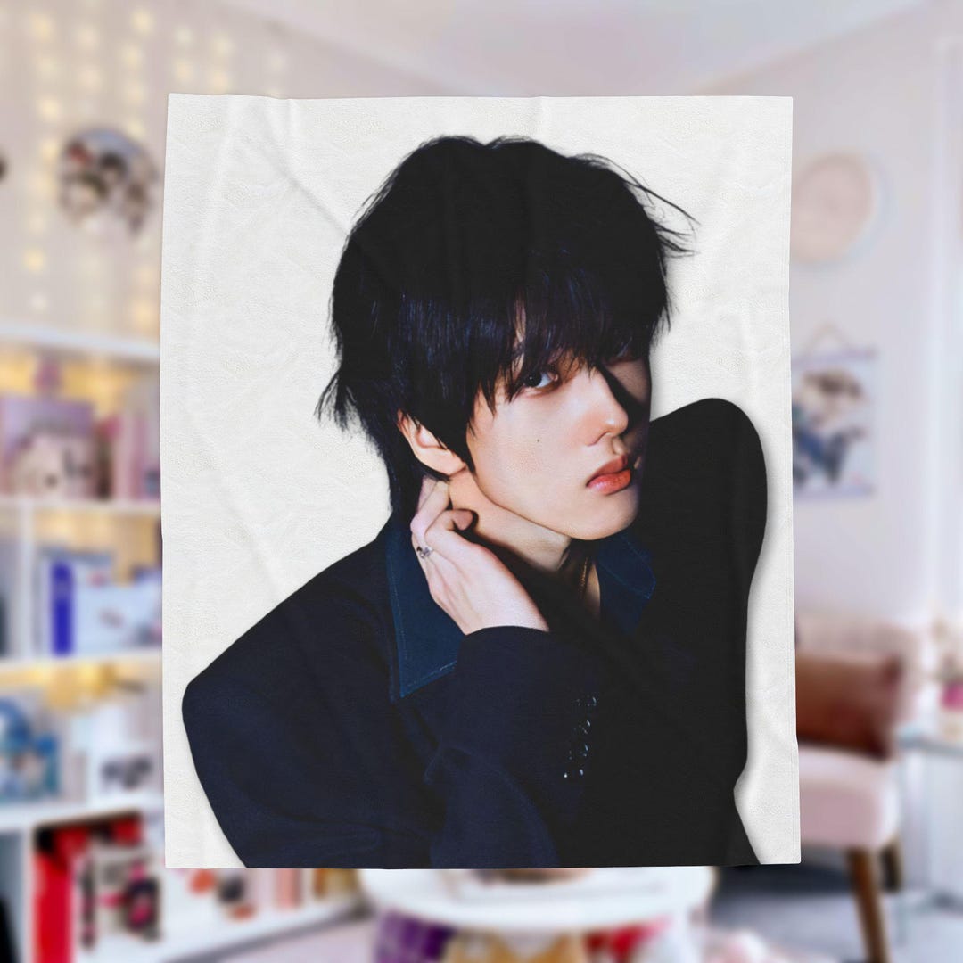 Nct Dream Jisung Suit Plush Blanket, Nct Custom Kpop Blanket, Nct Tour ...