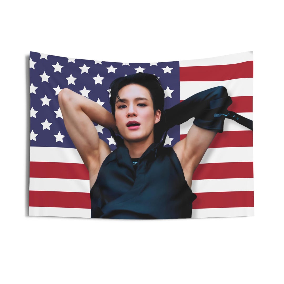 NCT Dream Jeno America Flag Banner, Jeno Nct Dream 2024 Kpop Flag, Nct ...