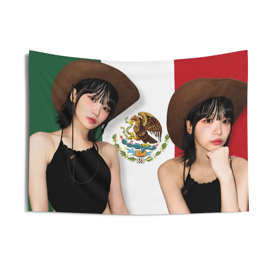 Le Sserafim Chaewon Cowboy Flag Banner, Le Sserafim Chaewon Kpop Flag ...