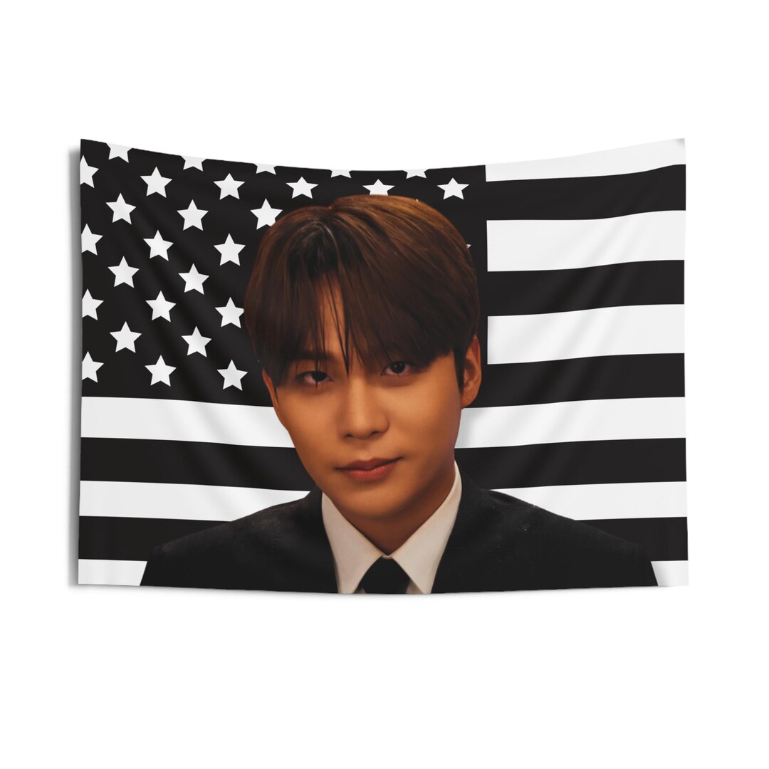 Ateez Jongho Crazy Form Flag Banner, Ateez Members Kpop Flag, Ateez ...