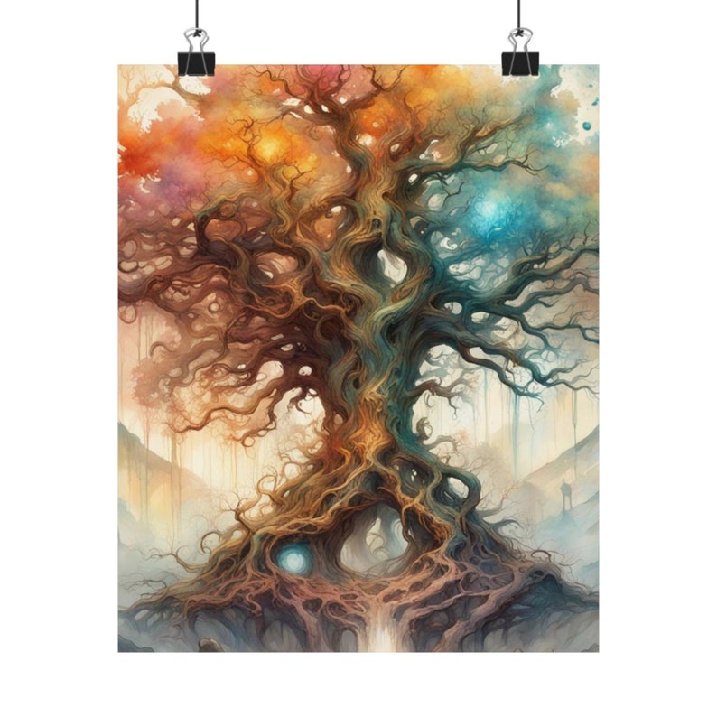 Tree of Life Matte Vertical Posters - Etsy