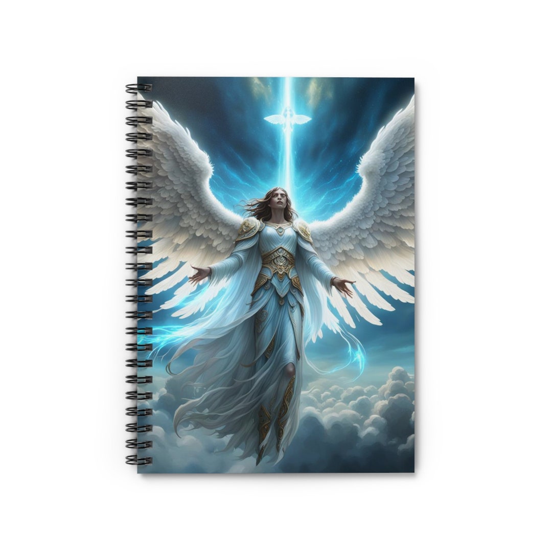 Angel Spiral Notebook Ruled Line - Etsy
