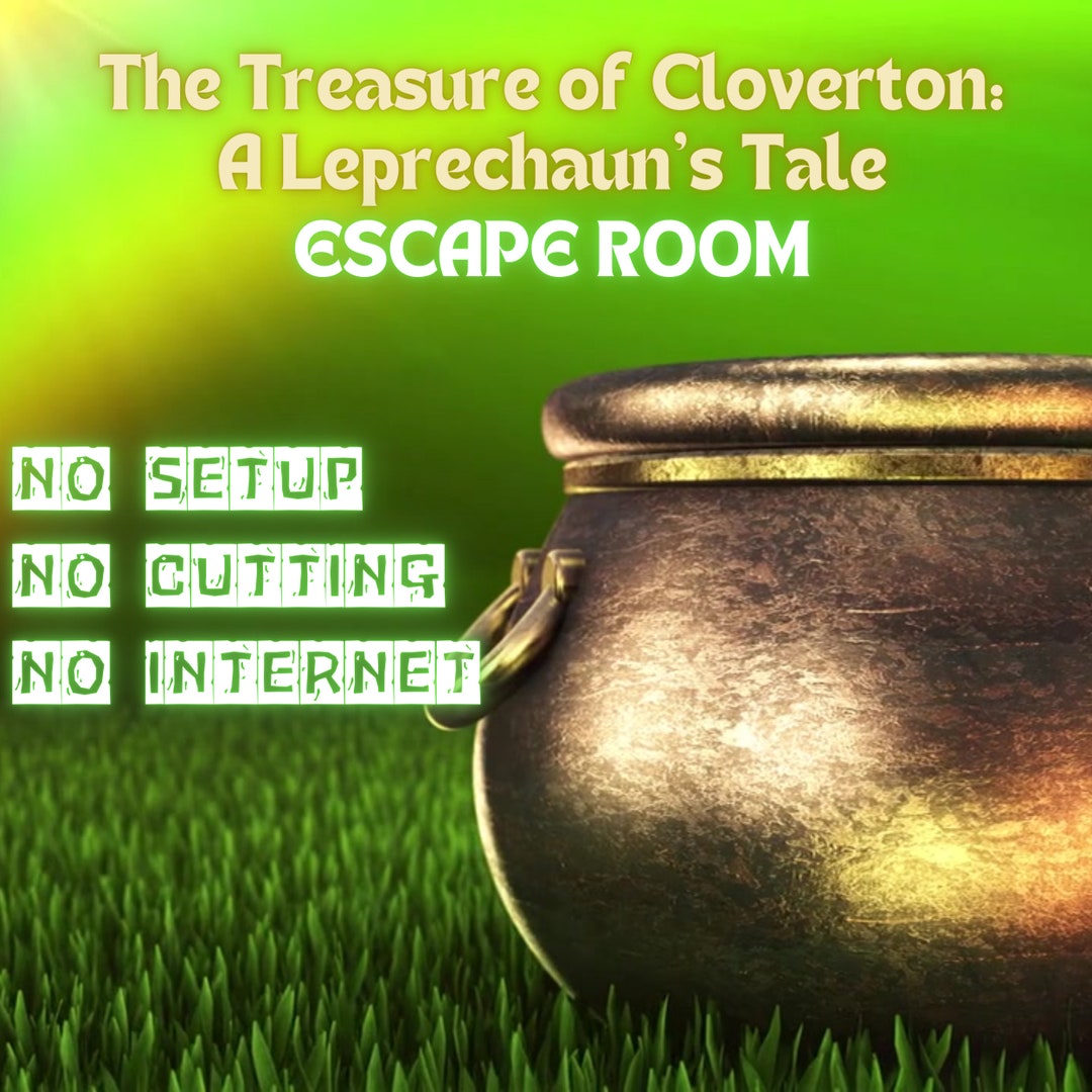 The Treasure of Cloverton: A Leprechaun's Tale Escape Room Game NO ...