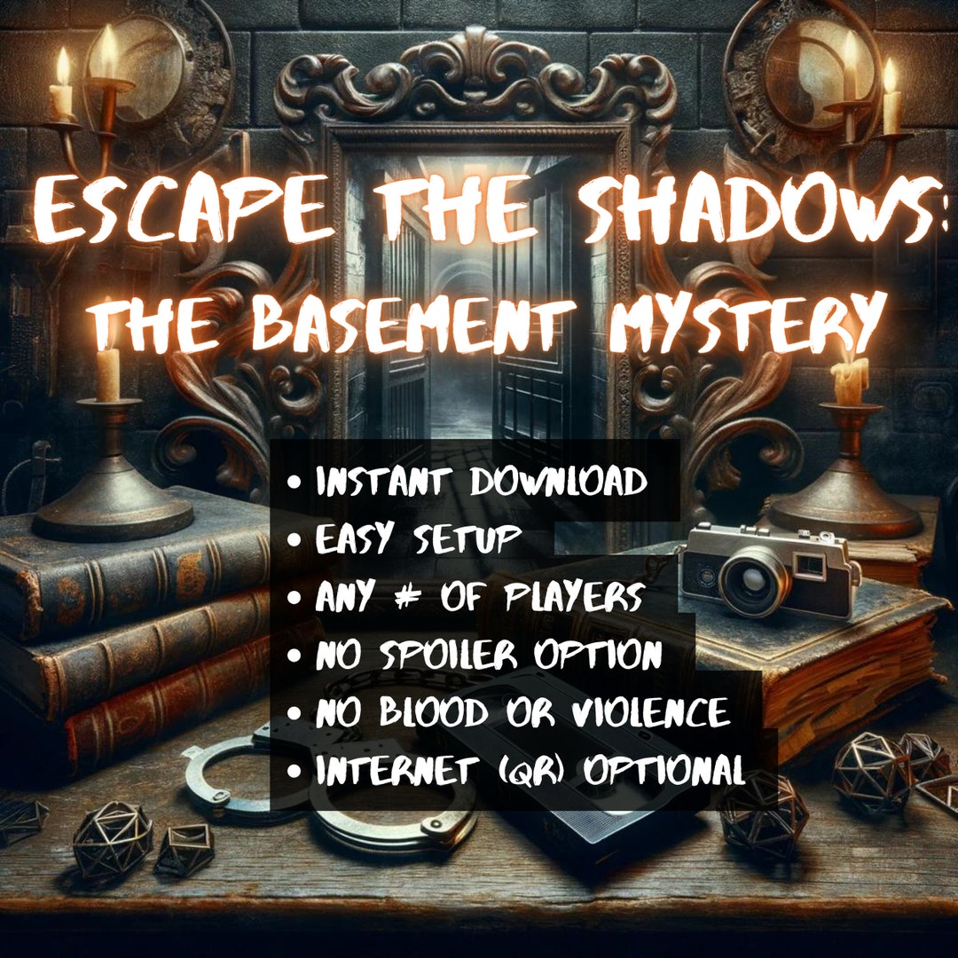 Escape the Shadows: the Basement Mystery Family-friendly Escape Room ...