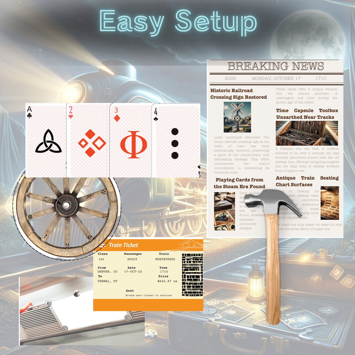 Midnight Express Runaway Train Escape Room Family Friendly Adventure ...