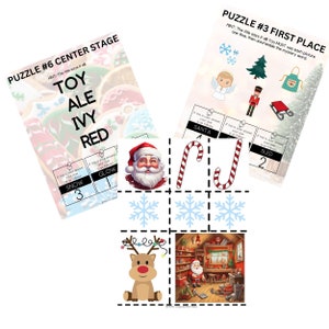 Santa's Magic Rescue Escape Room for Kids, Printable Christmas, DIY ...