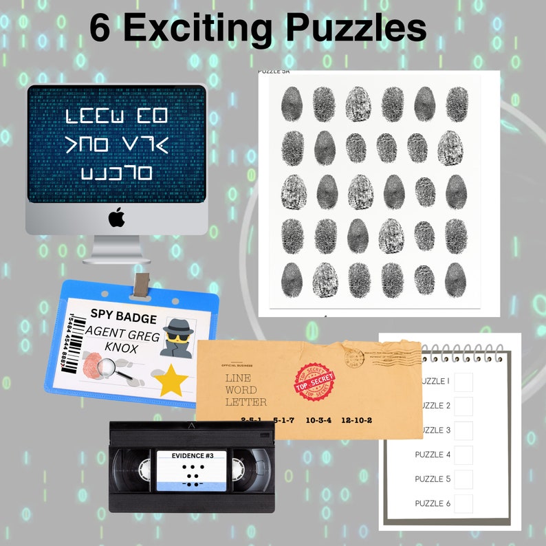 Operation Code Breaker SPY THEMED Escape Room, Printable Escape Room ...