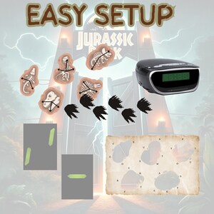 Escape Jurassic Park - Printable Escape Room Kit, Perfect for Parties ...
