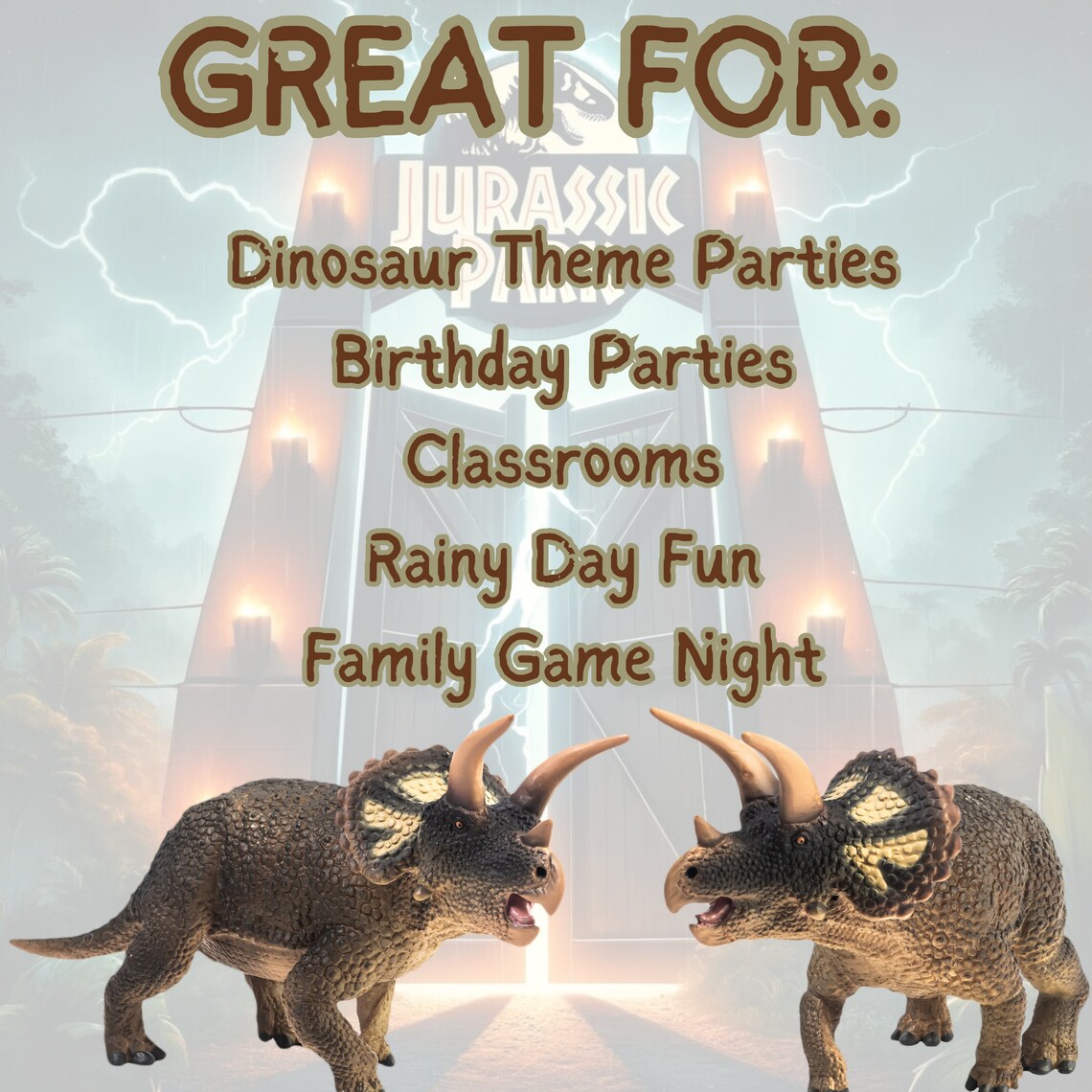 Escape Jurassic Park Printable Escape Room Kit, Perfect for Parties ...