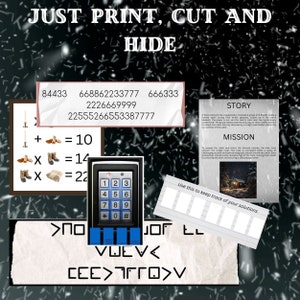 SNOWED IN Escape Room, Printable Escape Room, Instant Download, Escape ...