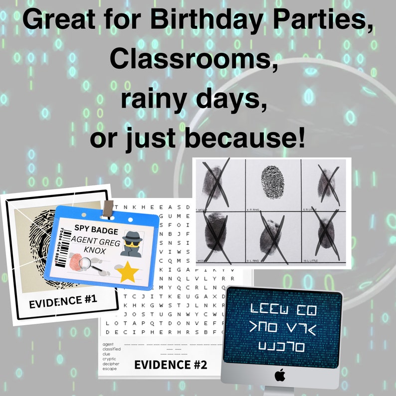 Operation Code Breaker SPY THEMED Escape Room, Printable Escape Room ...