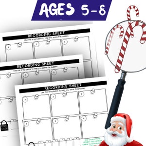 Santa's Magic Rescue Escape Room for Kids, Printable Christmas, DIY ...