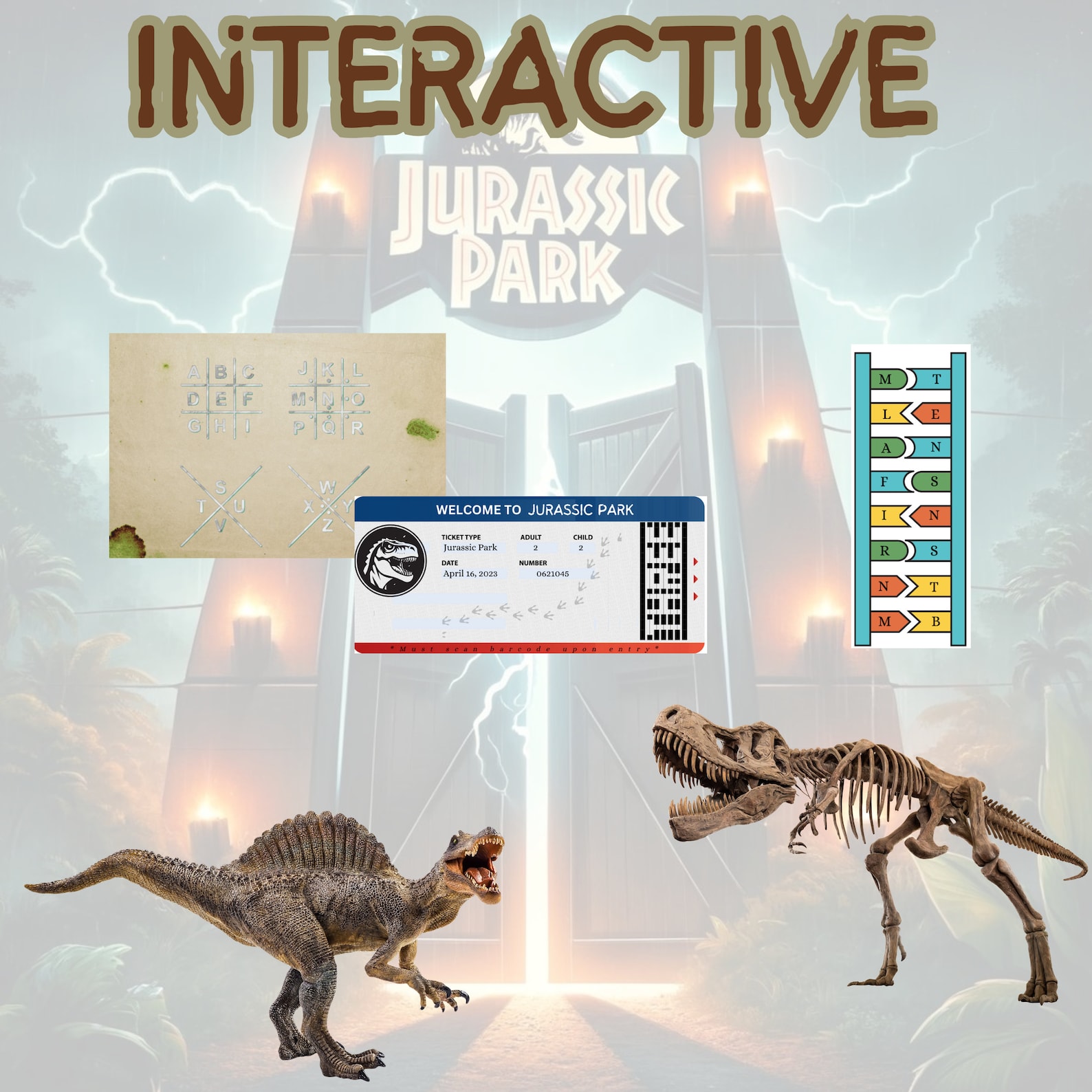 Escape Jurassic Park Printable Escape Room Kit, Perfect for Parties ...