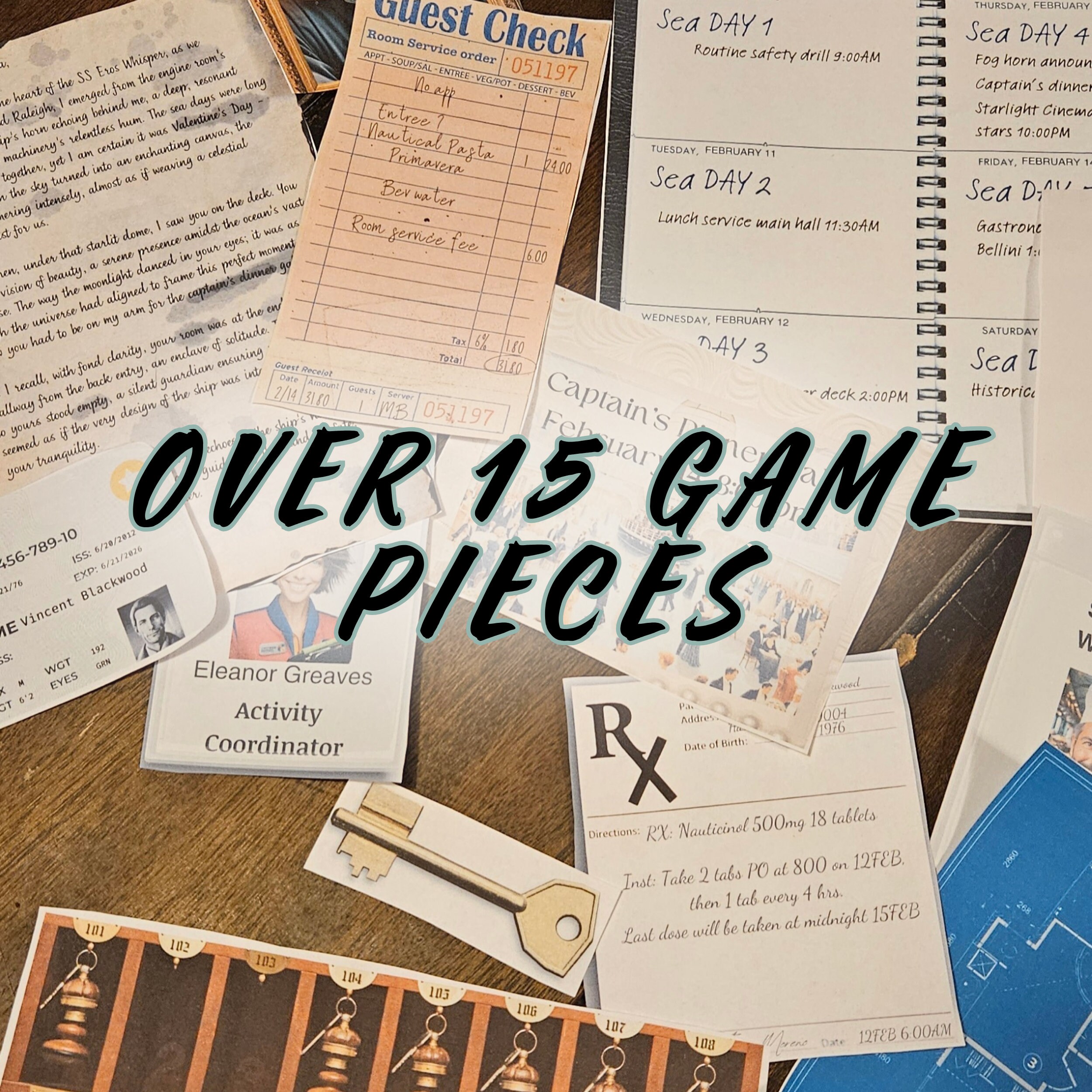 Mystery at the Love Boat Sinking Secrets Escape Room Mystery Escape ...