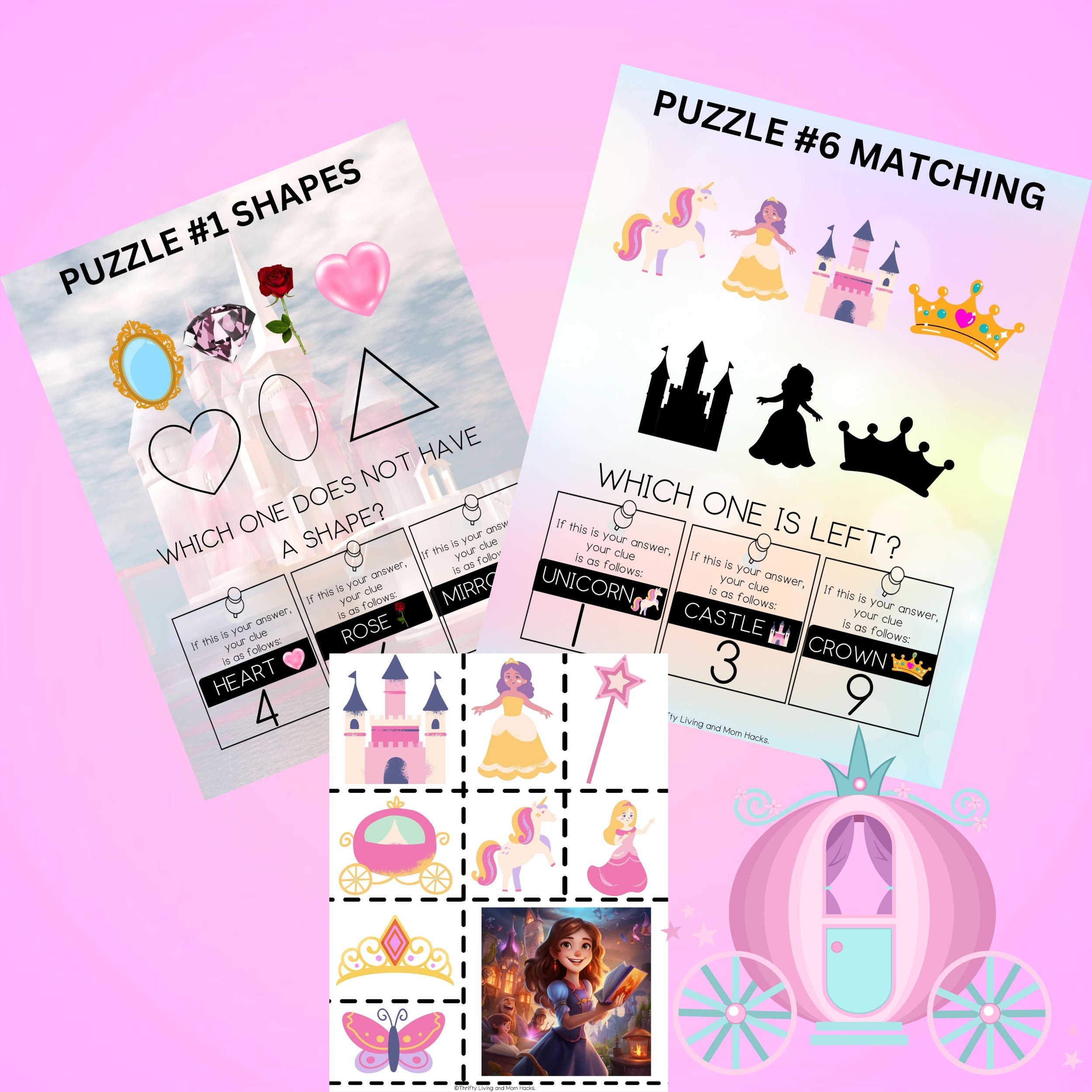 Princess Enchanted Escape Room for Kids Printable Escape Room Room ...