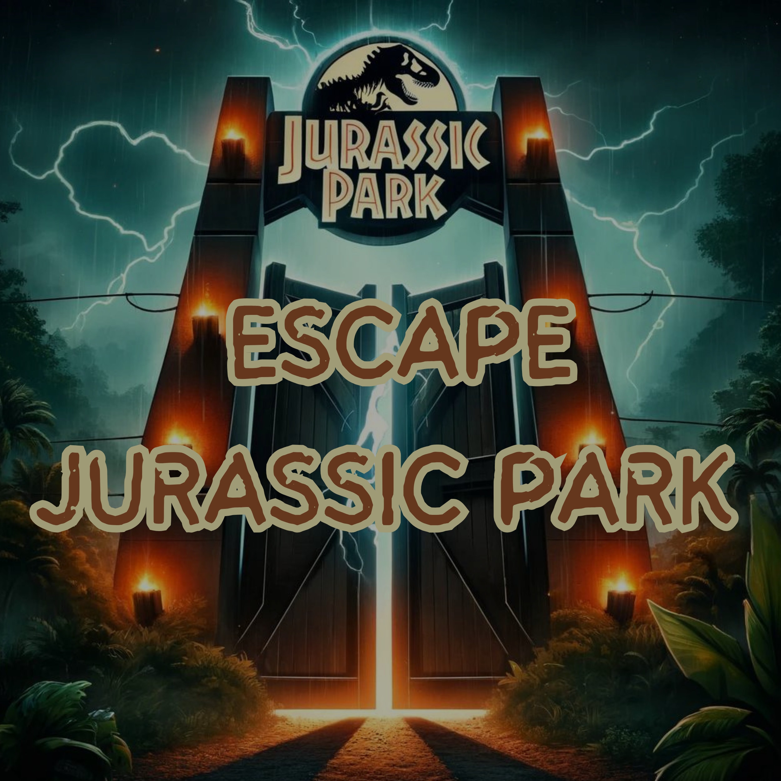 Escape Jurassic Park Printable Escape Room Kit, Perfect for Parties & Family Game Night Dinosaur ...