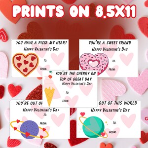 Printable Valentine's Day Cards for Kids 160 Cards Over 20 Different ...