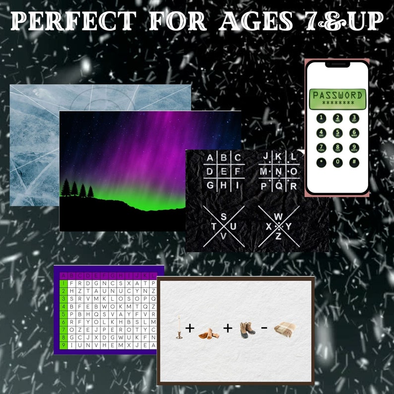 SNOWED IN Escape Room, Printable Escape Room, Instant Download, Escape ...