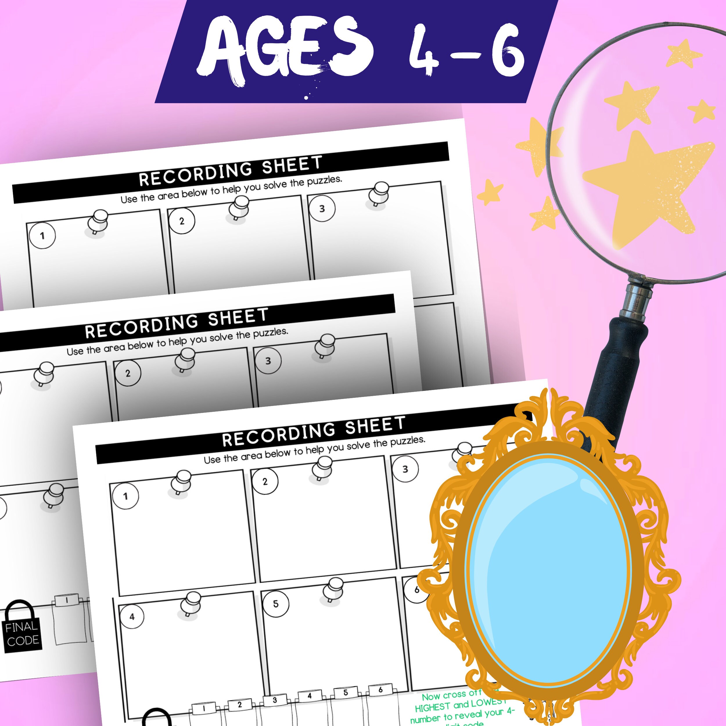 Princess Enchanted Escape Room for Kids Printable Escape Room Room ...