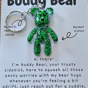 Buddy Bear, Worry Bear, Anxiety Relief, Wedding Favour, Resin Teddy ...
