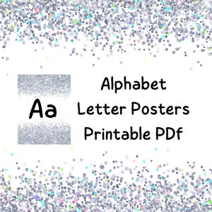 Printable Alphabet Posters, Classroom Decor, Educational Posters ...
