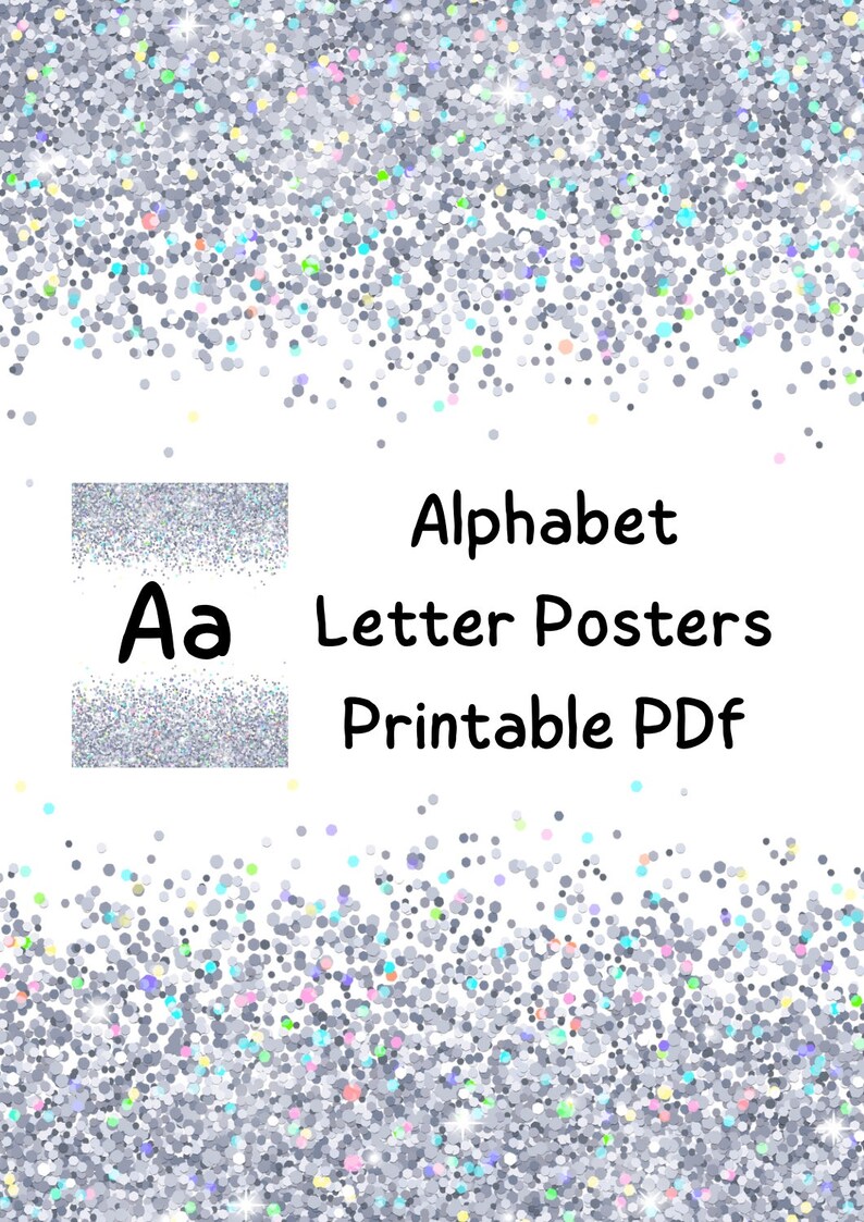 Printable Alphabet Posters, Classroom Decor, Educational Posters ...