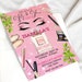Makeup Birthday Party Invitation, Editable Glamorous Spa Invite ...