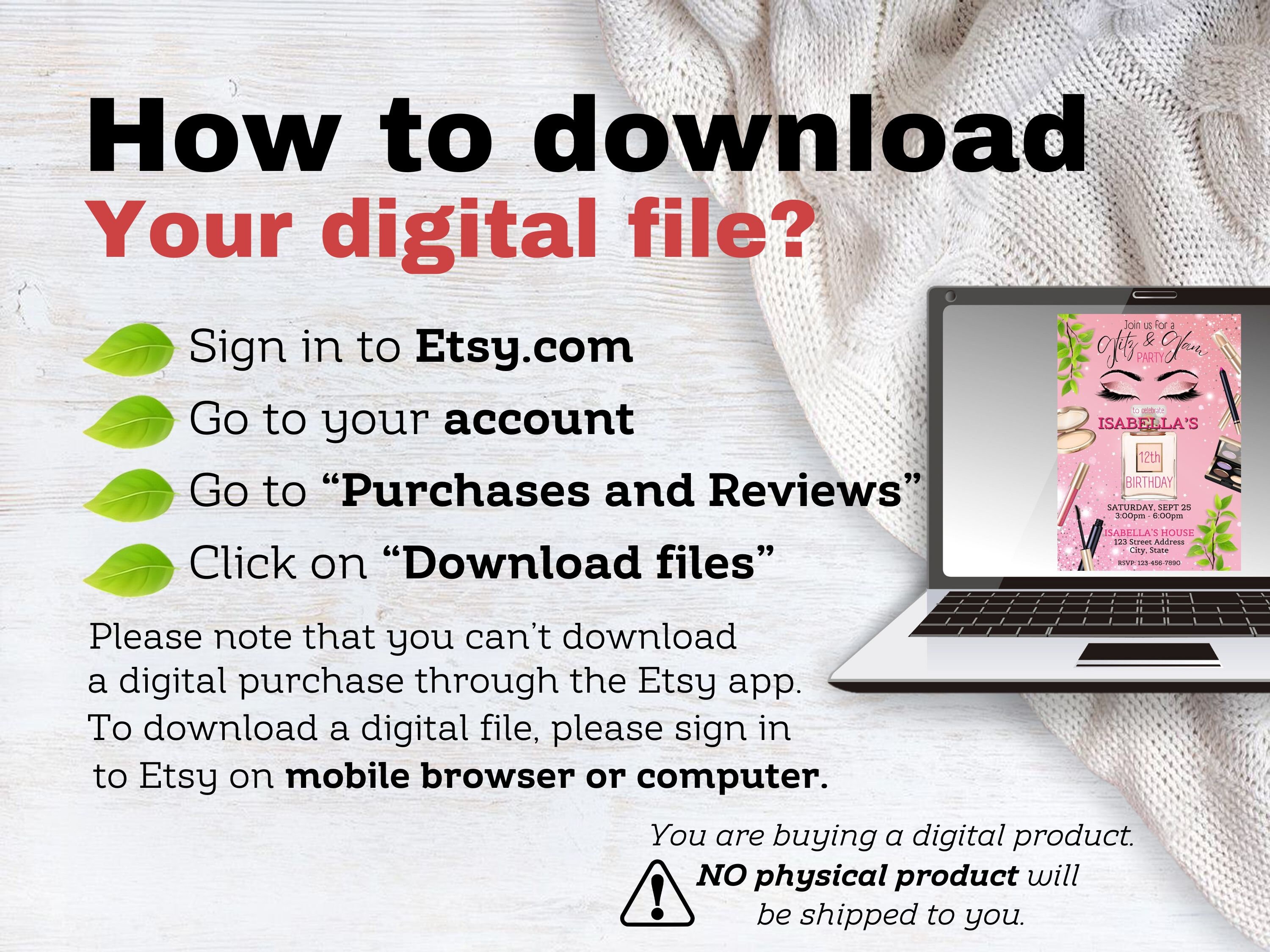 Makeup Birthday Party Invitation, Editable Glamorous Spa Invite ...