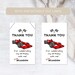 Editable Racing Car Thank You Tag, Formula Birthday Party Favor Tags ...