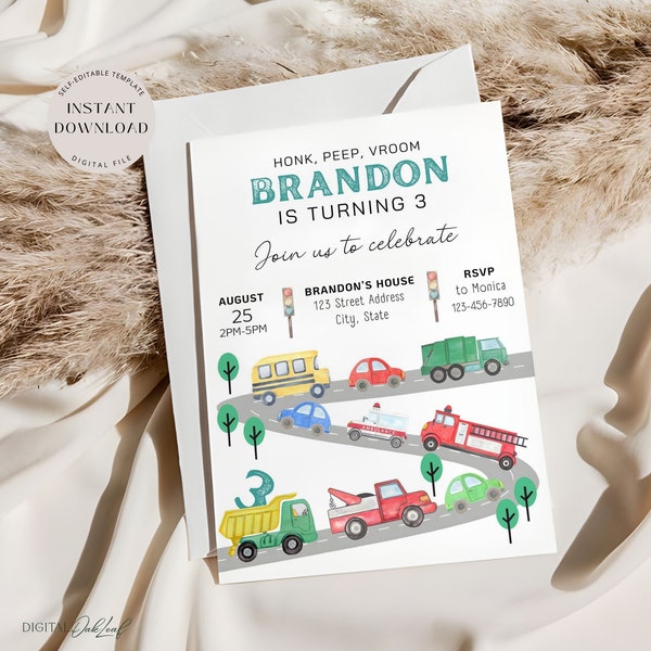 Transportation Birthday - Etsy