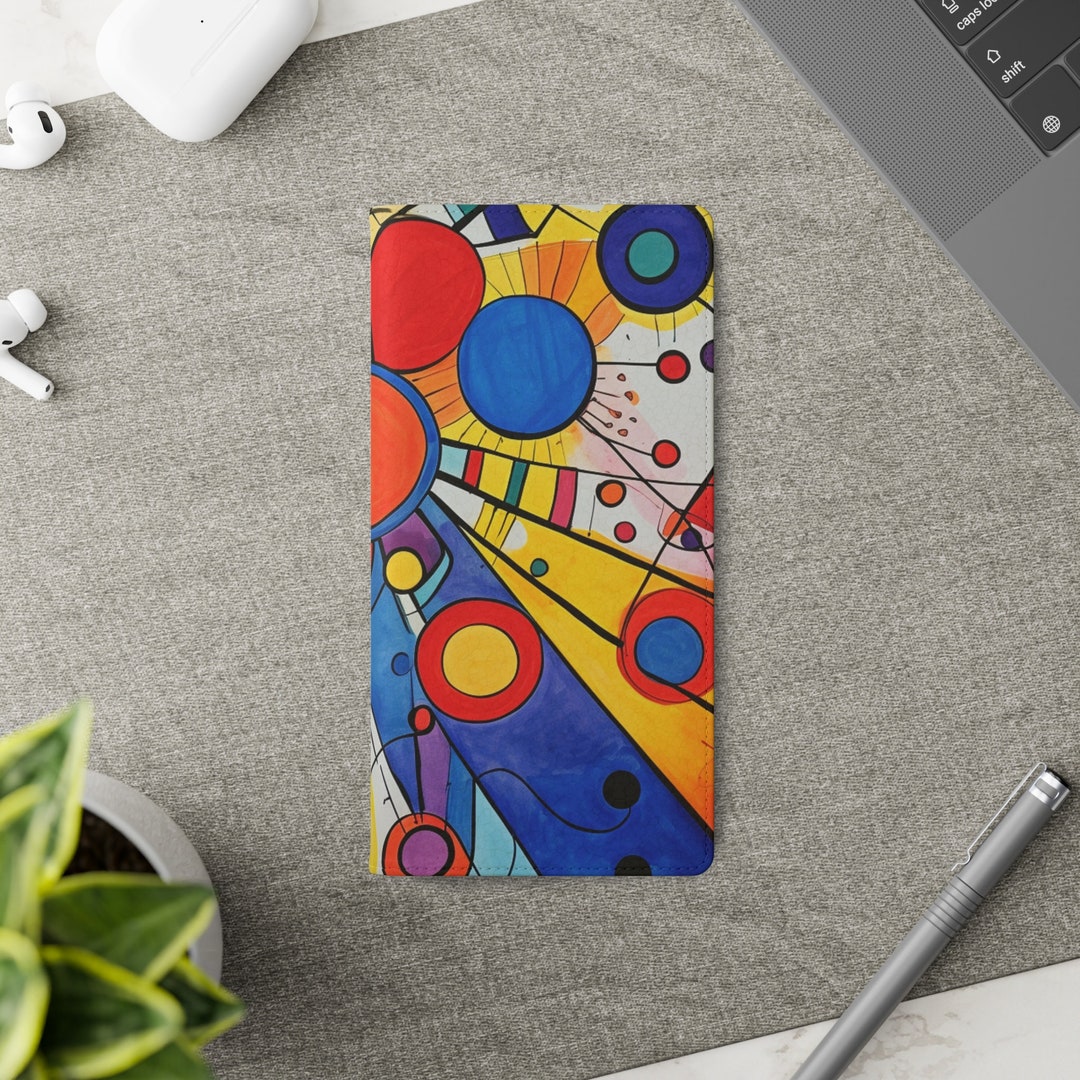 Flip Cases,flip Phone Case With Colorful Abstract Art, Abstract ...