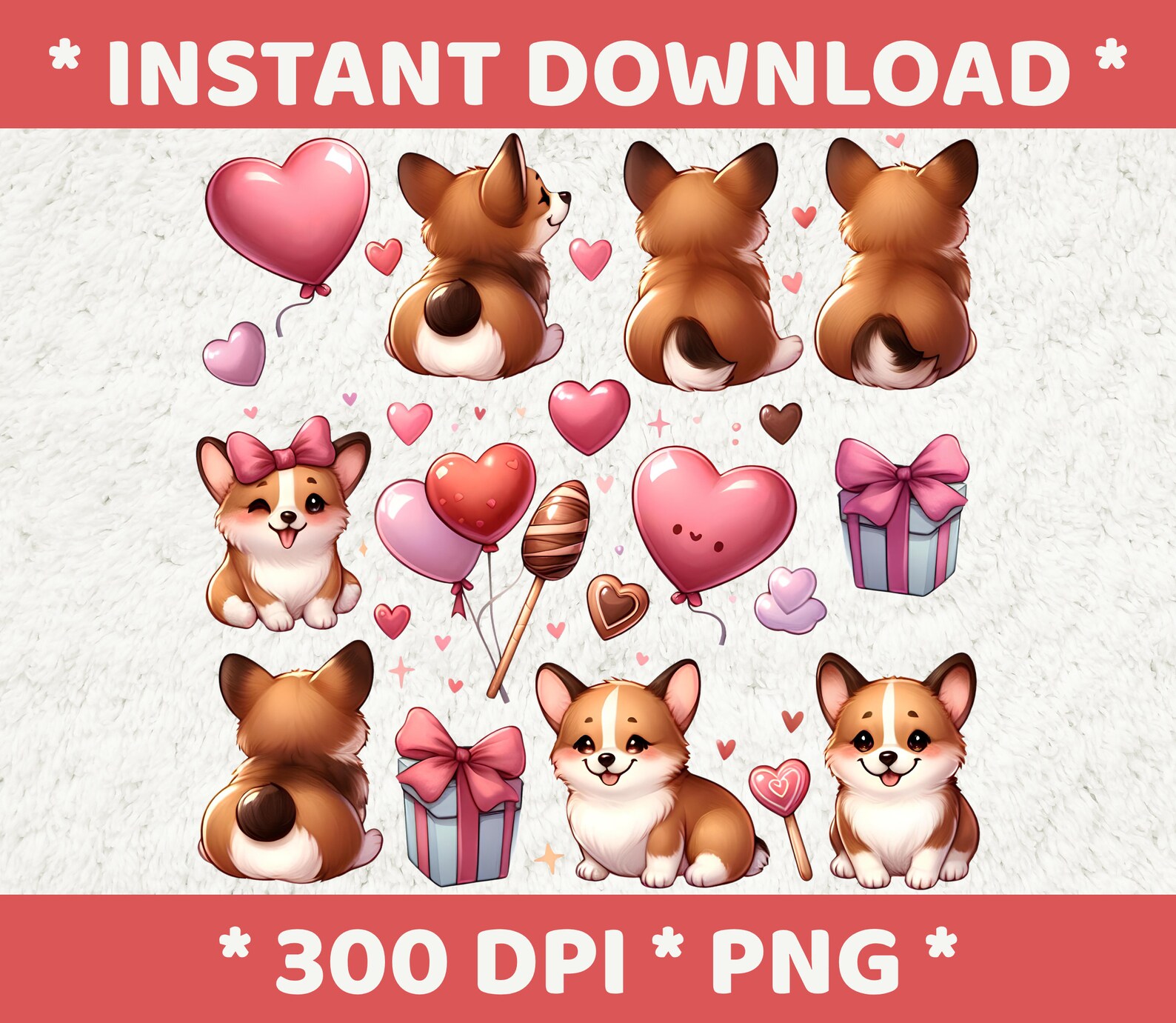 Corgi Clipart, Corgi Puppy Clipart, , Puppy Clipart, Corgi Png, Corgi ...