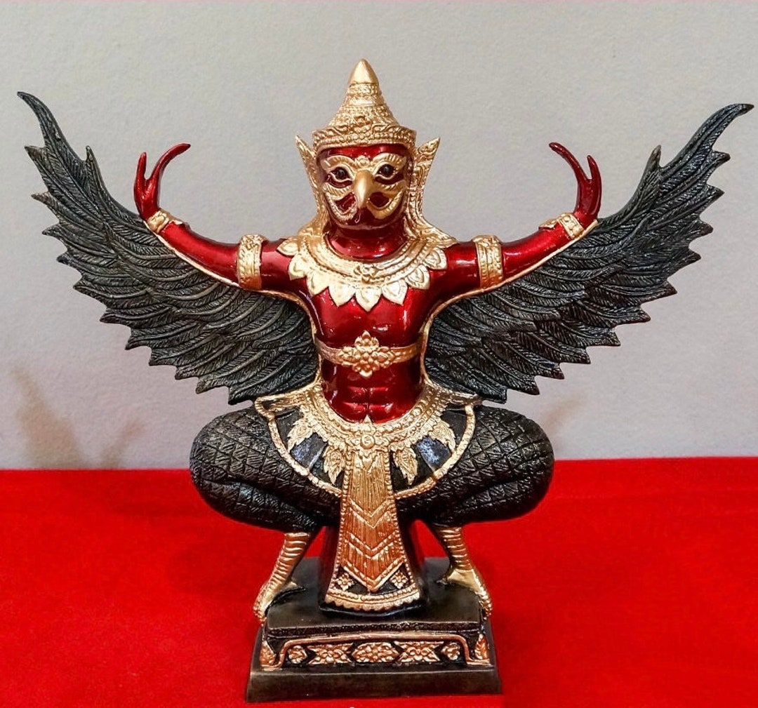 Garuda Statue in Red, the King of All Birds - Etsy